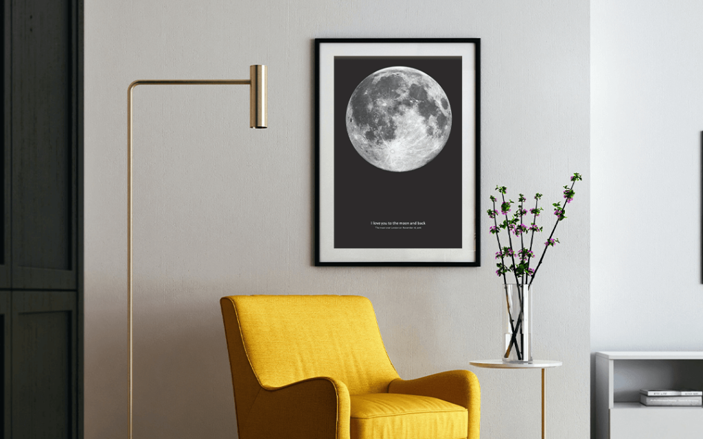Beautiful Moon Quotes to Put on Your Wall Decor - Positive Prints