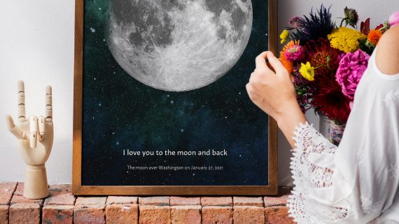 Beautiful Moon Quotes to Put on Your Wall Decor - Positive Prints