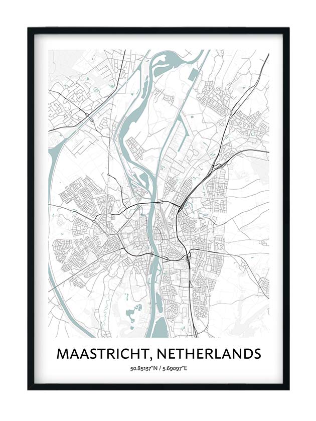 Maastricht Map Poster - Your City Map Art - Positive Prints