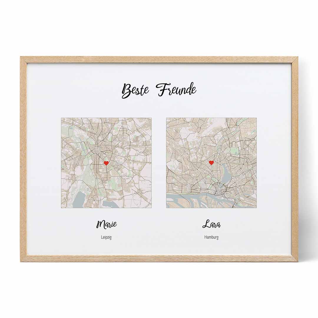 Beste Freunde-Poster - Positive Prints