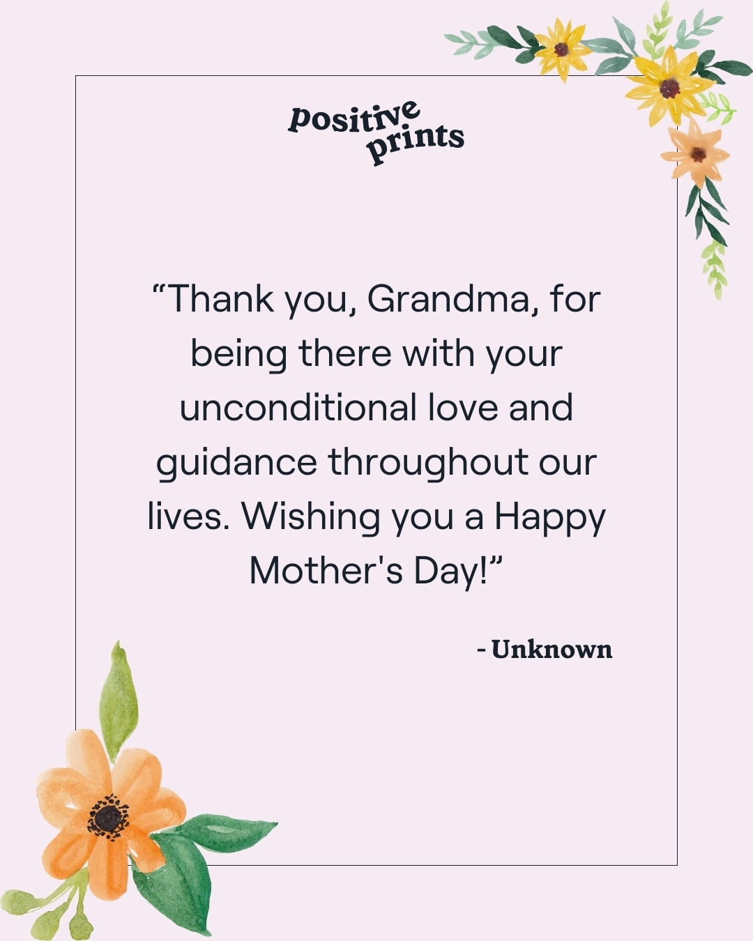 Special Mother's Day Quotes for Grandma - Positive Prints