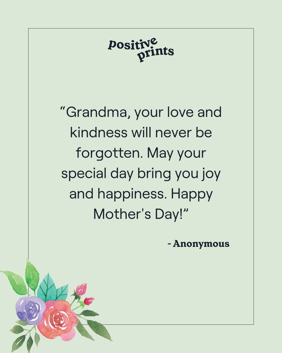 Special Mother's Day Quotes for Grandma - Positive Prints