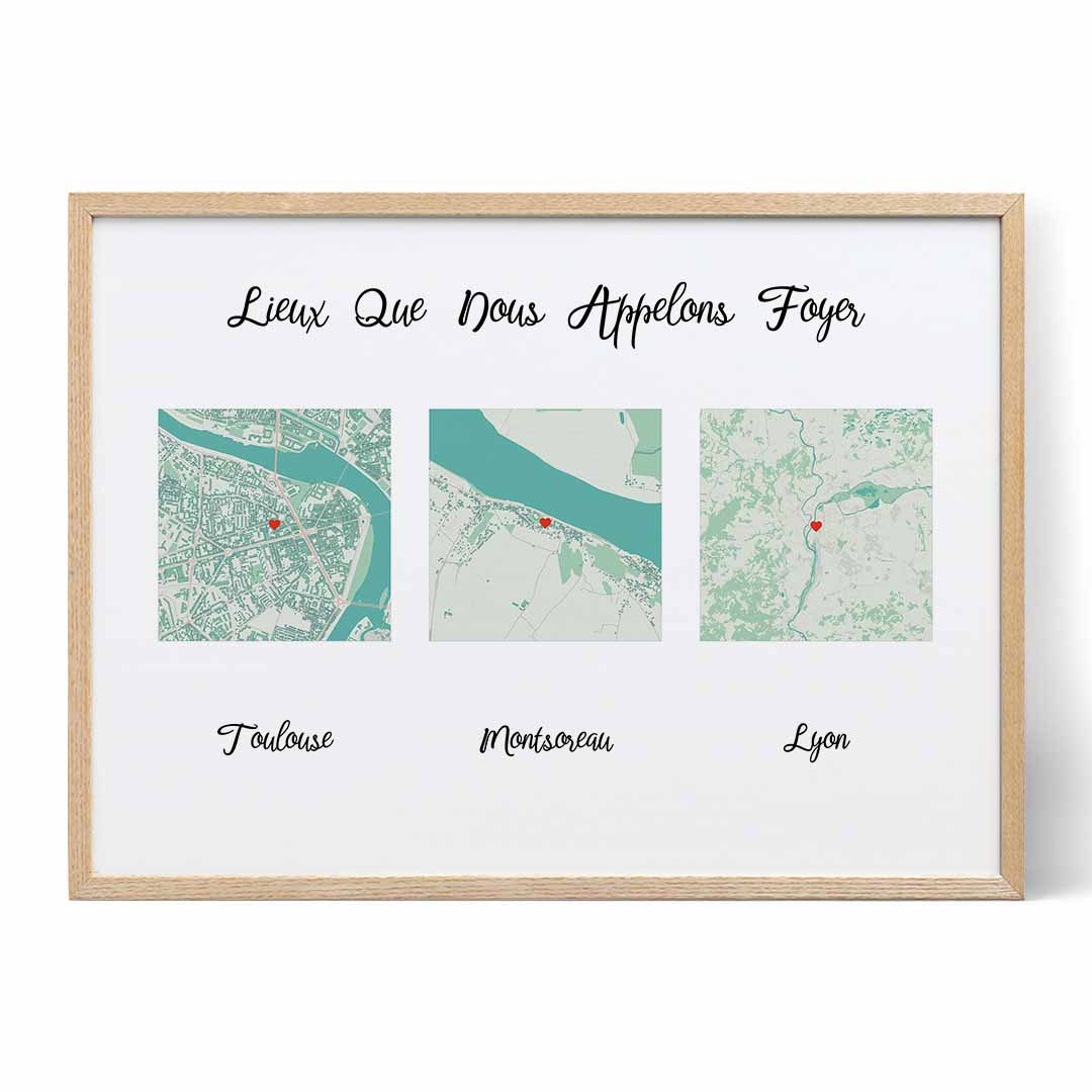 Les Endroits Que Nous Appelons Notre Foyer - Positive Prints