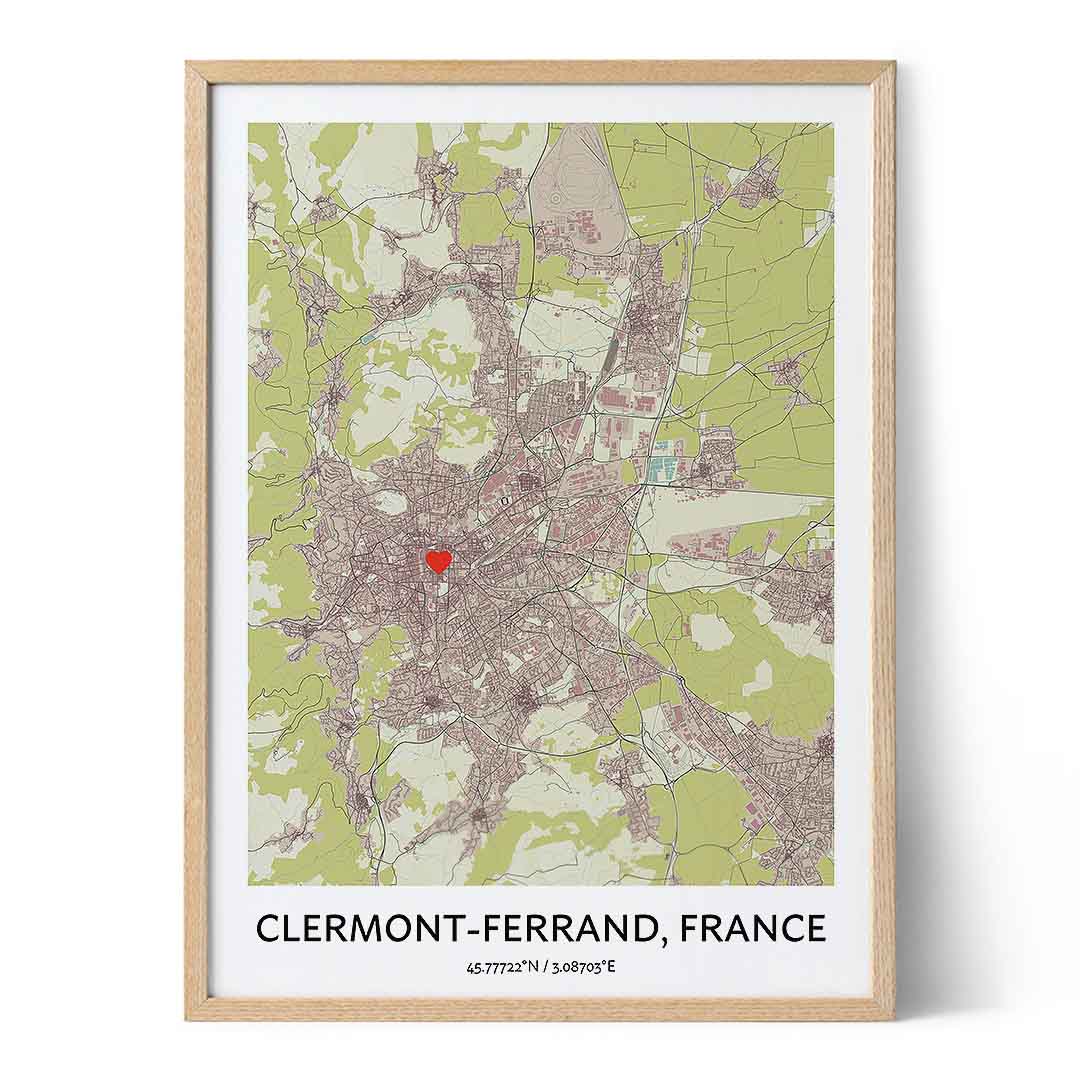 Clermont Ferrand Map Information About The City Of Clermont Ferrand
