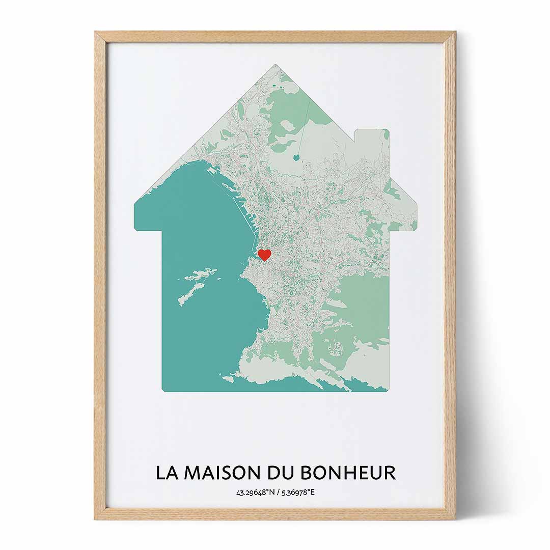 Carte de la Maison des Parents - Positive Prints