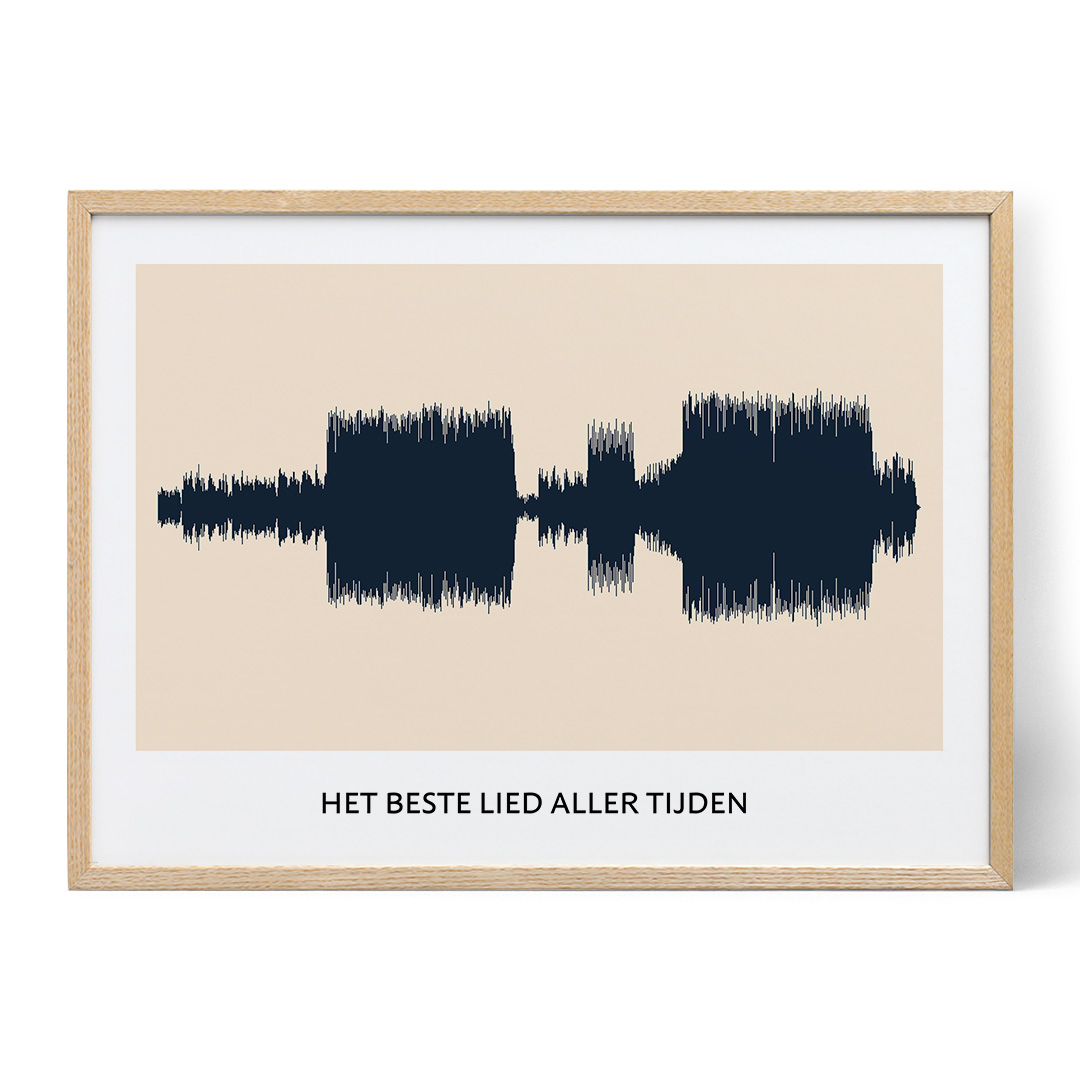 Custom Song Soundwave Art - Positive Prints