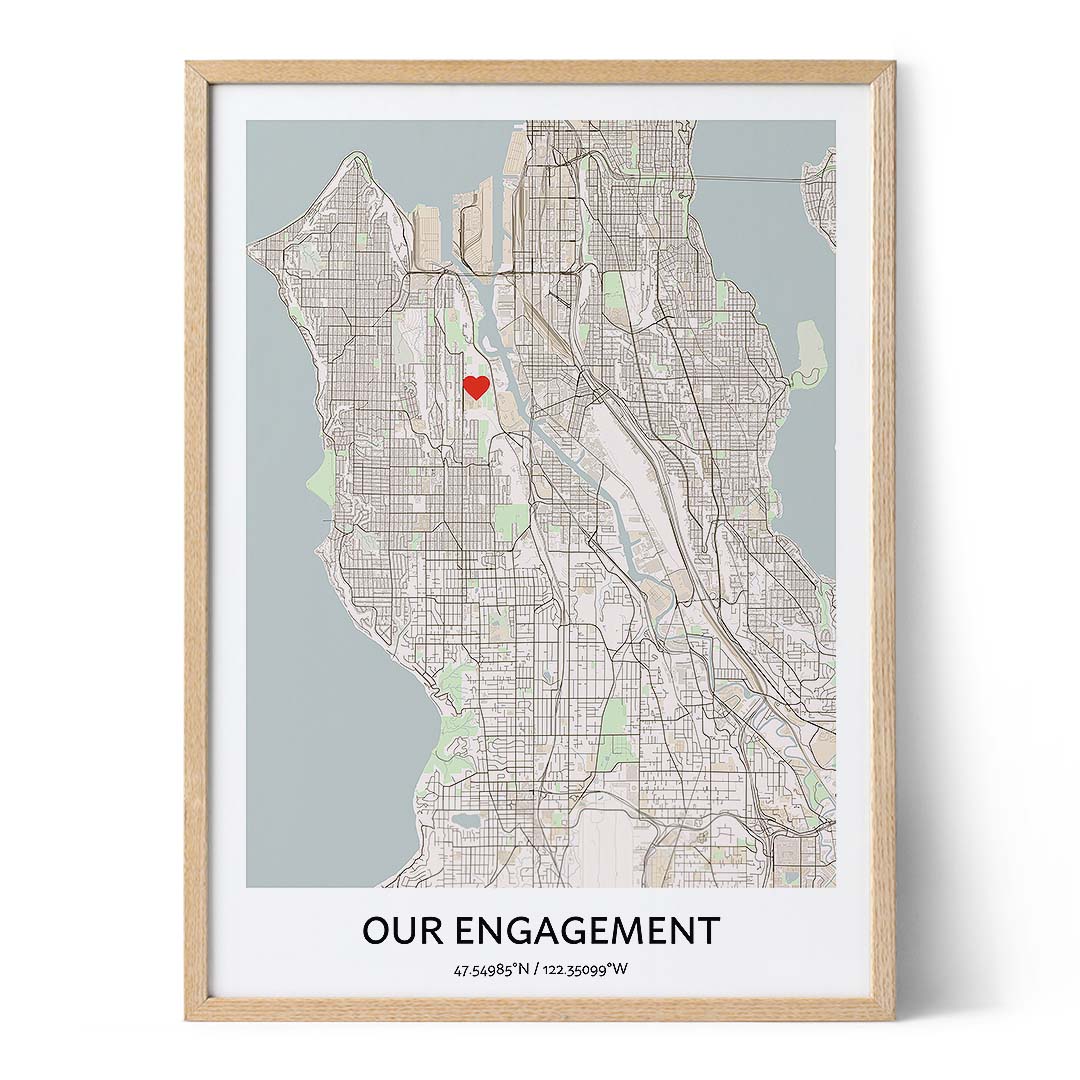 Personalized Engagement Map | Positive Prints