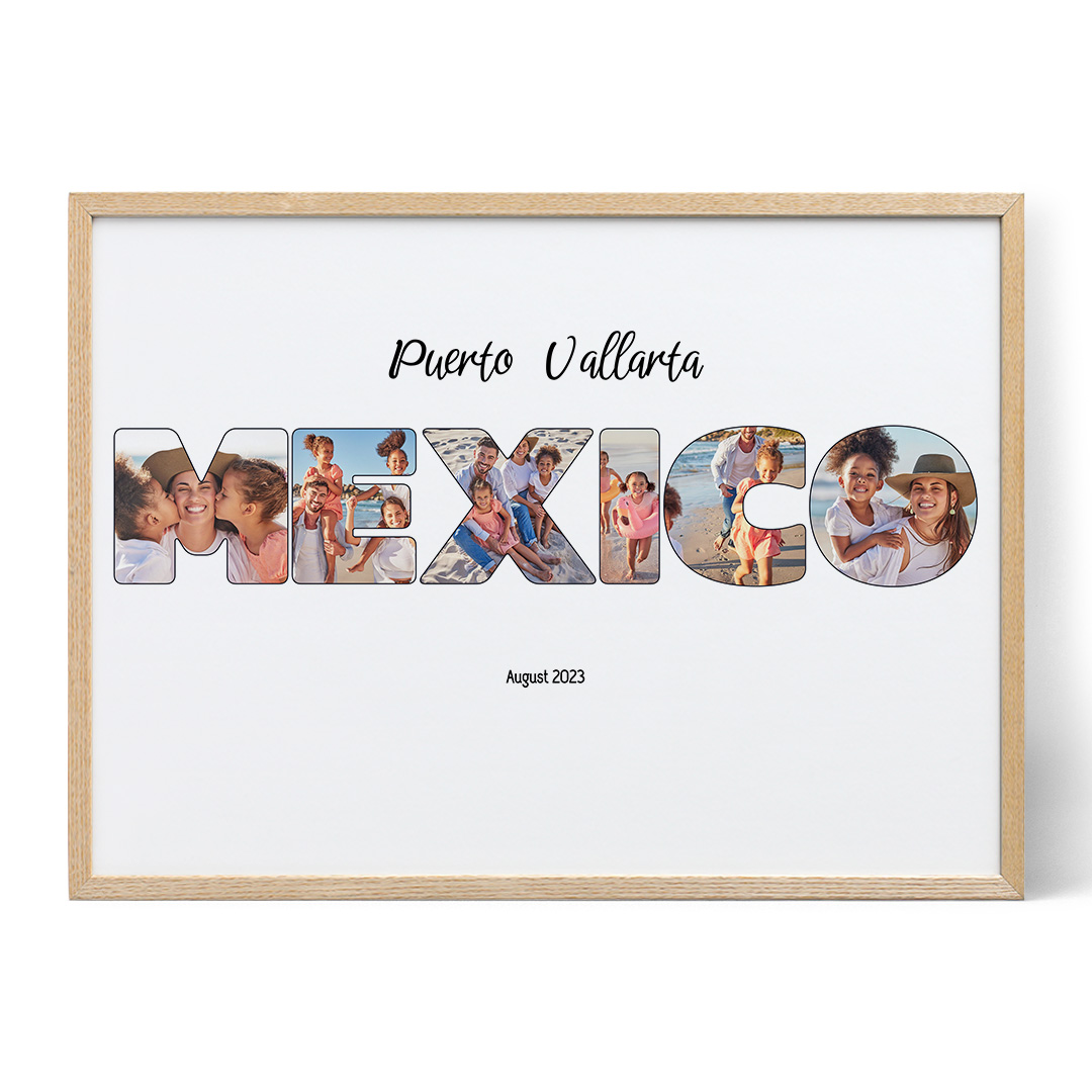 Travel Letter Photo Collage - Positive Prints