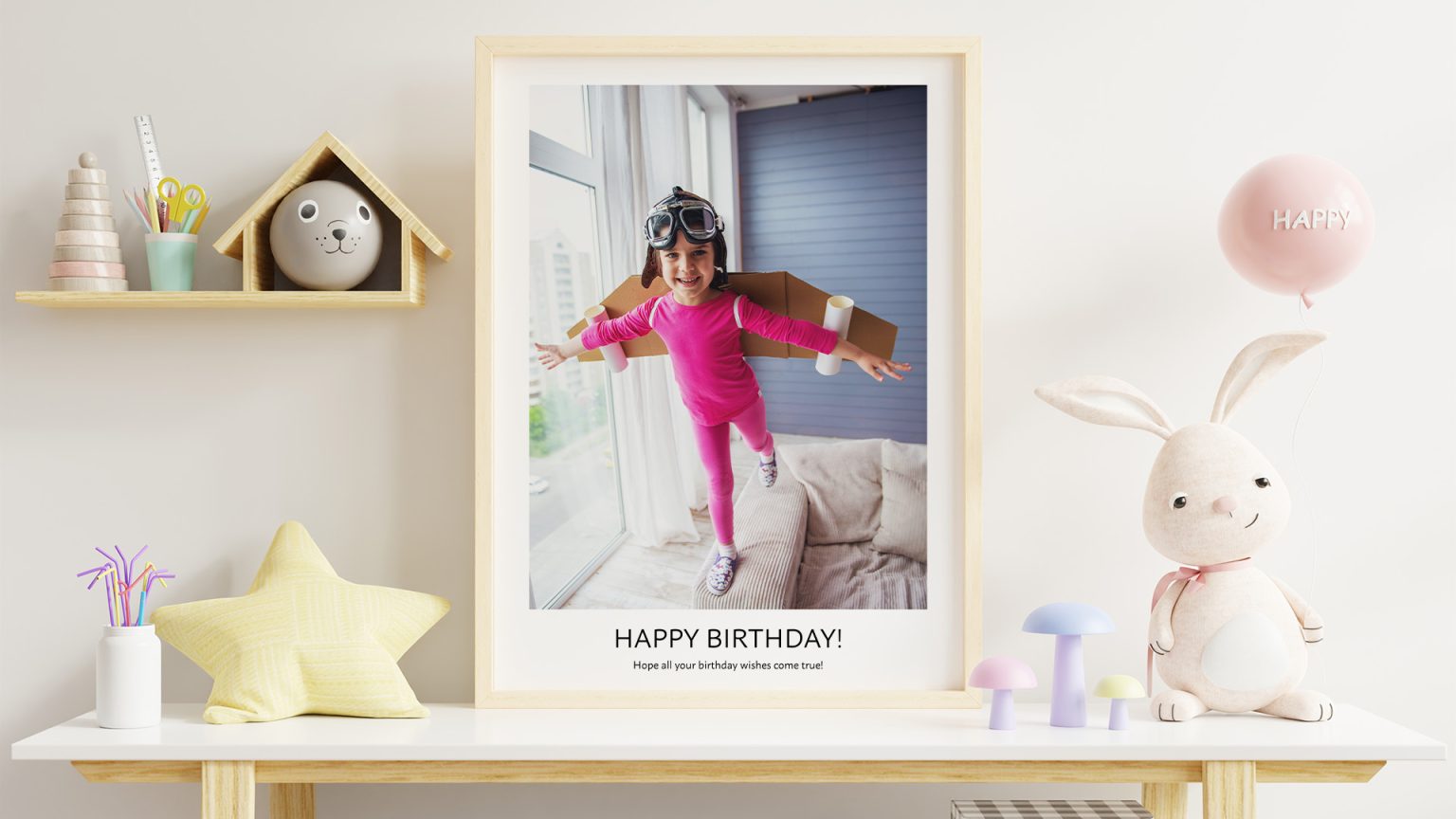 Moon and Star Birthday Theme - Positive Prints