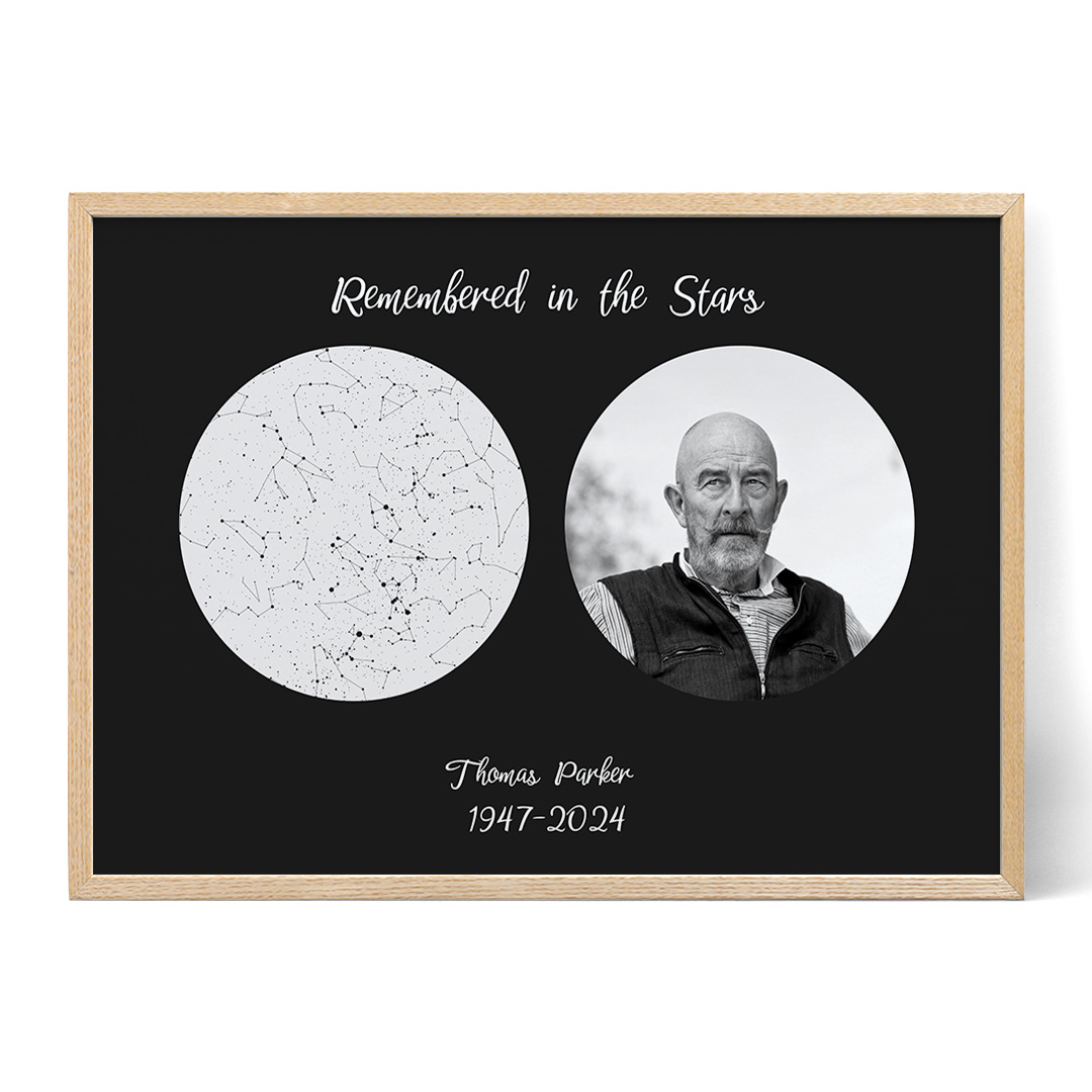 Remembered in the Stars with Photo - Positive Prints