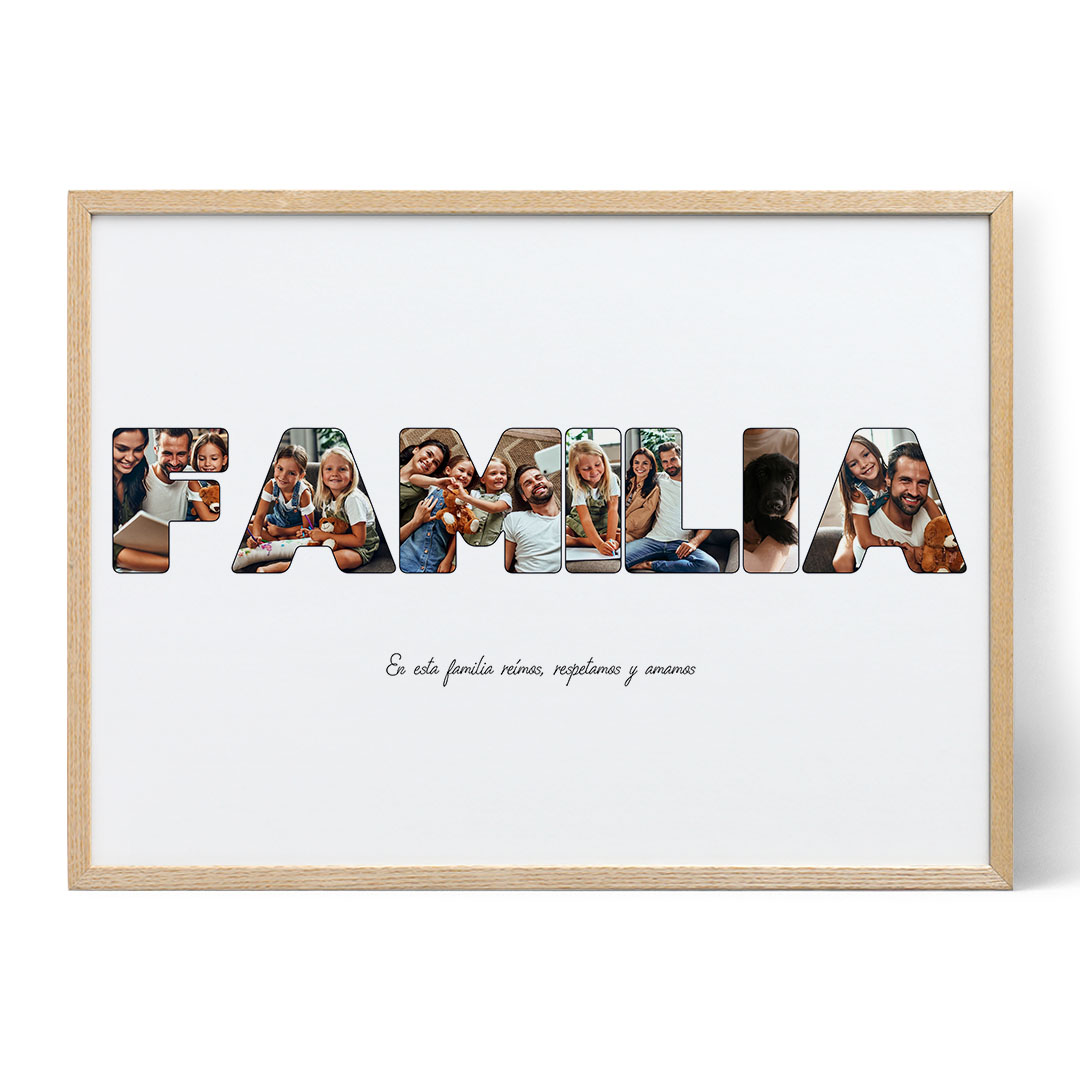 Collage de fotos de cartas familiares - Positive Prints