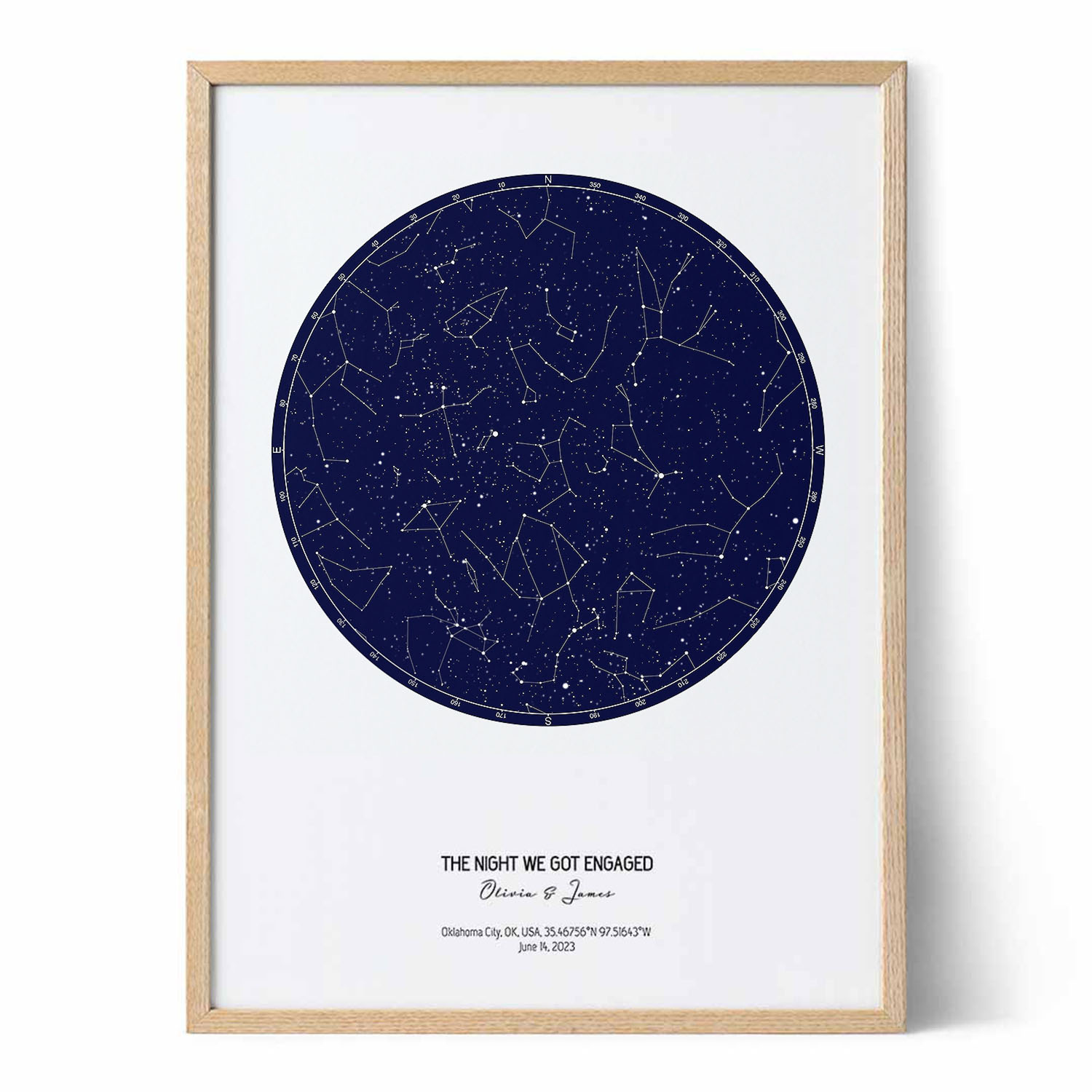 The Night We Got Engaged - Engagement Gift - Positive Prints