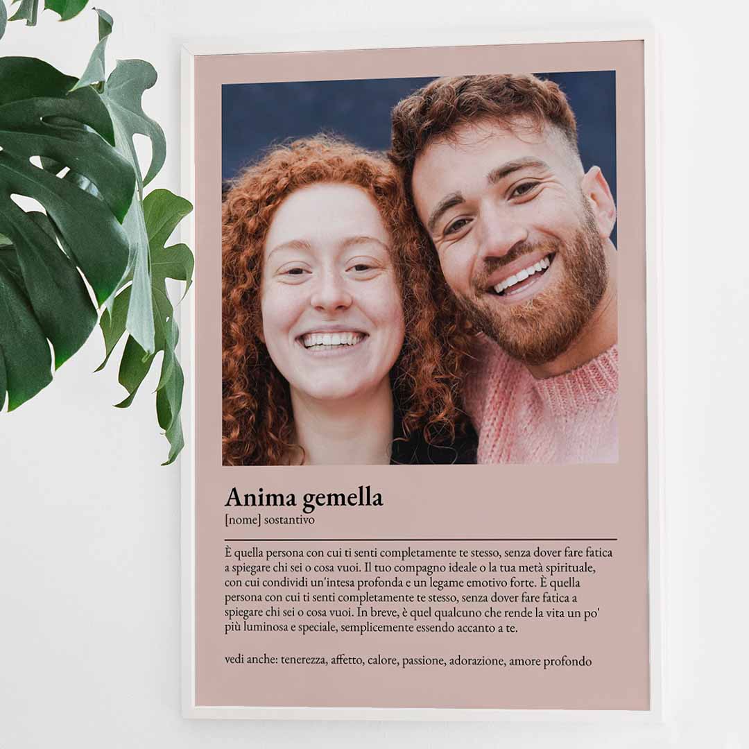 Poster Definizione dell'Anima Gemella - Positive Prints