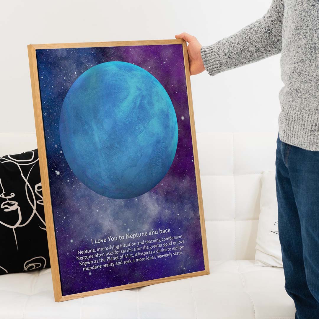 I Love You to Neptune and Back - Positive Prints