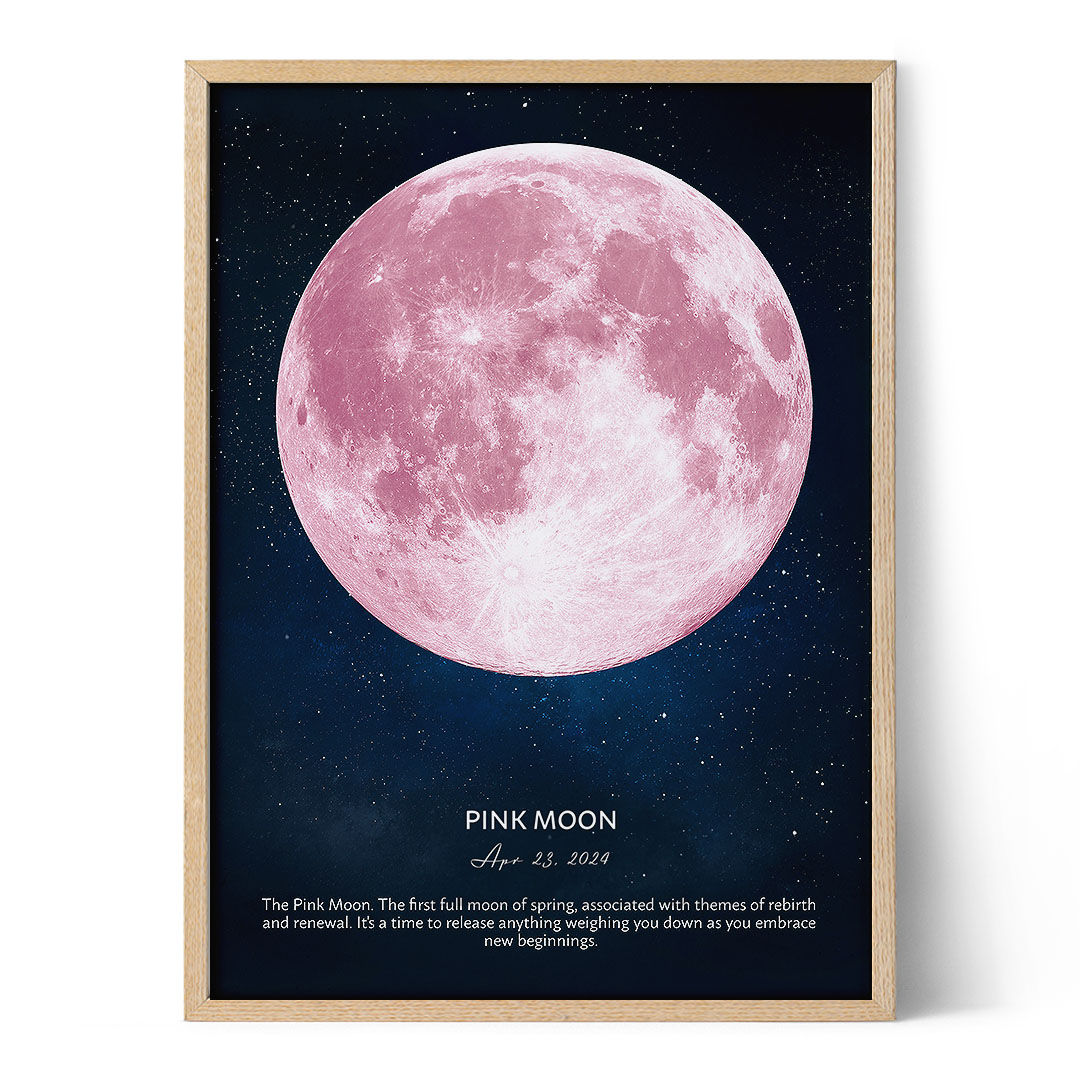 Pink Moon Art - Positive Prints