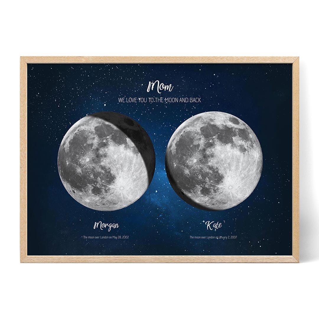 Two Moons for Mom - Positive Prints