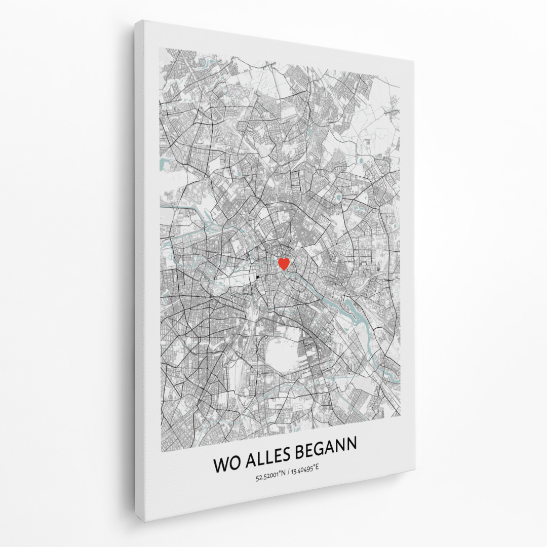 Wo Alles Begann Leinwand - Positive Prints