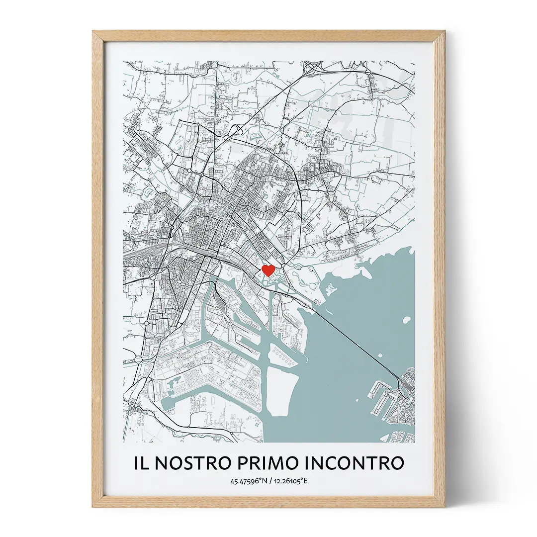 Mappa del Luogo del Nostro Primo Incontro - Positive Prints