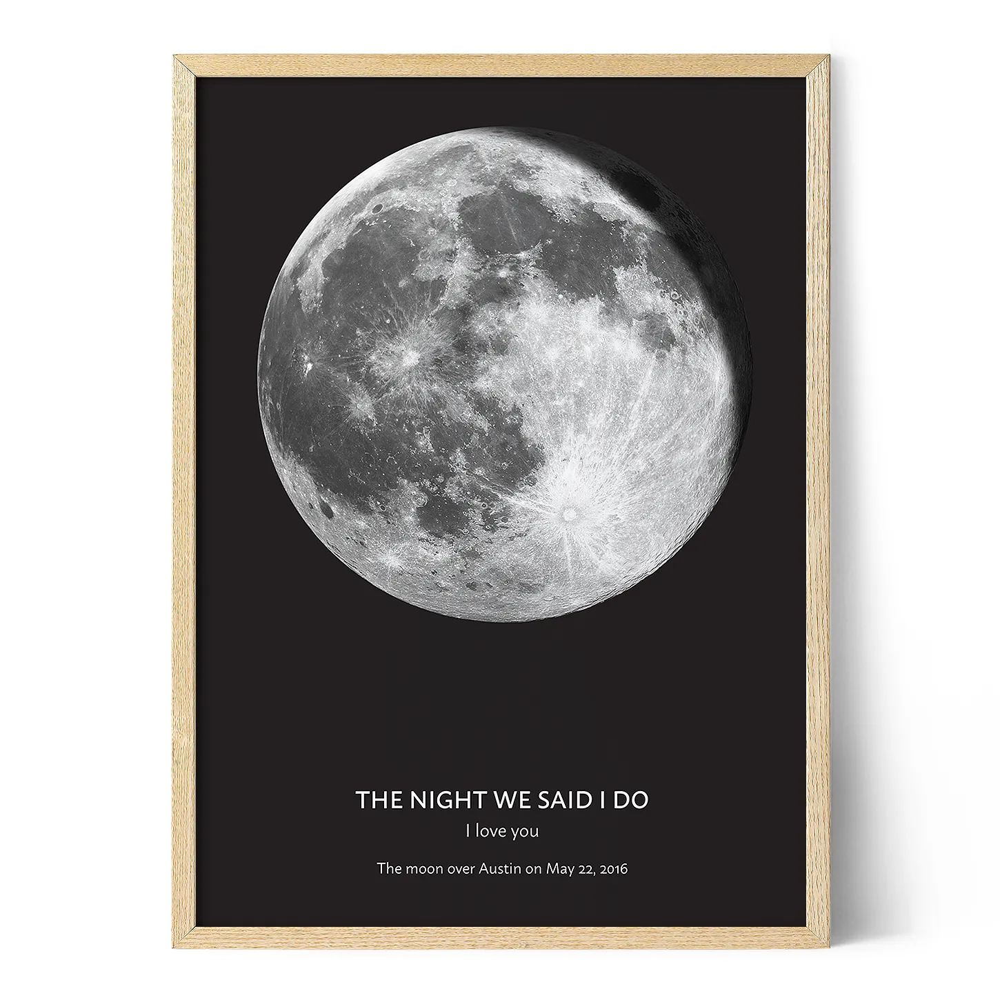 Personalized Moon Phase - Positive Prints