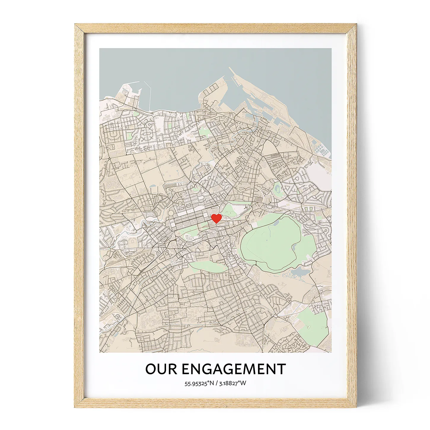 Personalized Engagement Map | Positive Prints