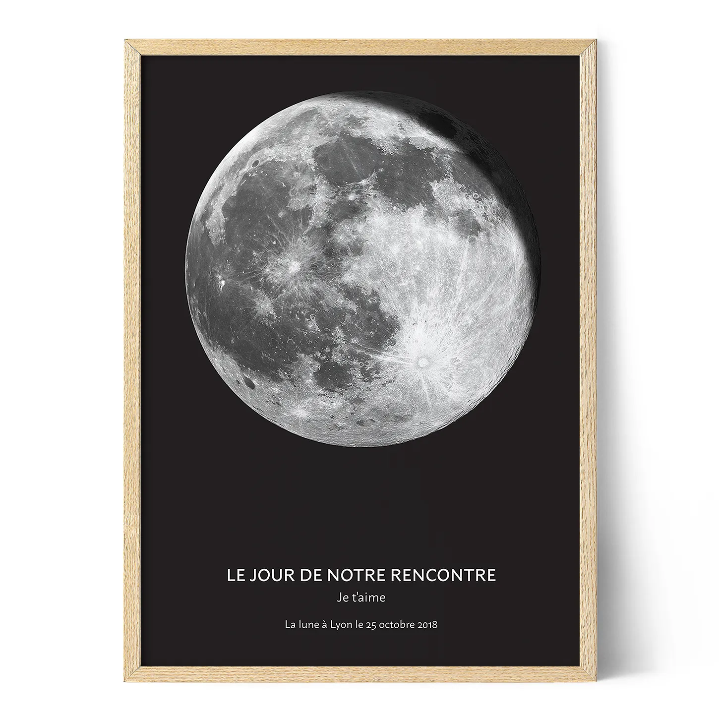 Phase de La Lune Personnalisée - Positive Prints