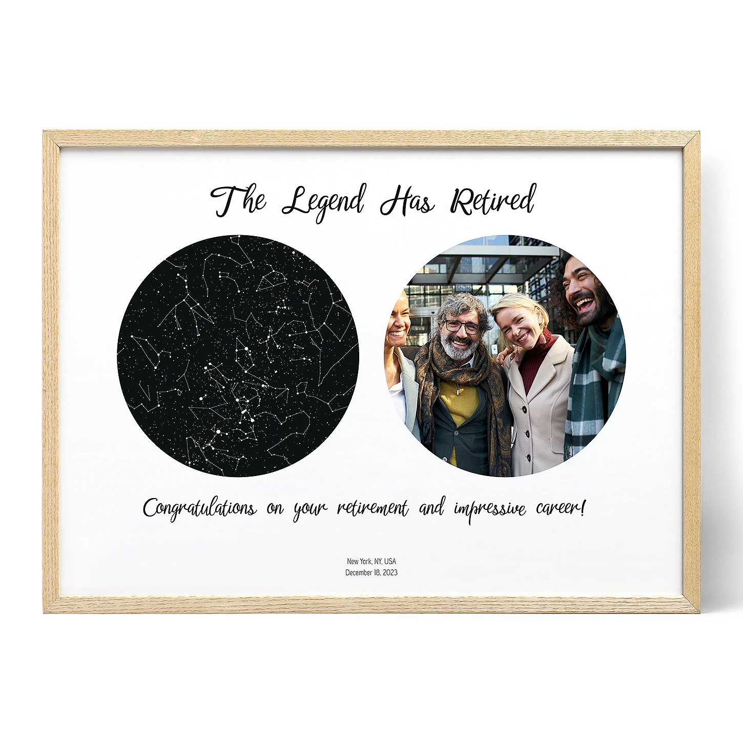 The Last Day at Work with Photo - Positive Prints