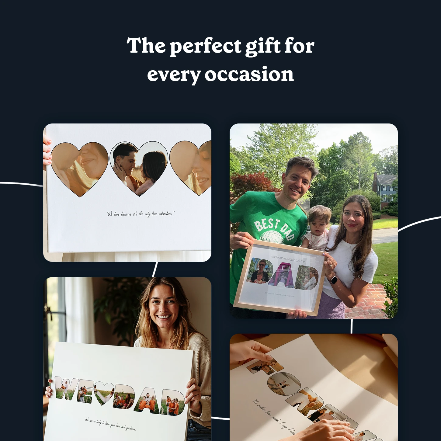 Godmother Letter Photo Collage - Positive Prints
