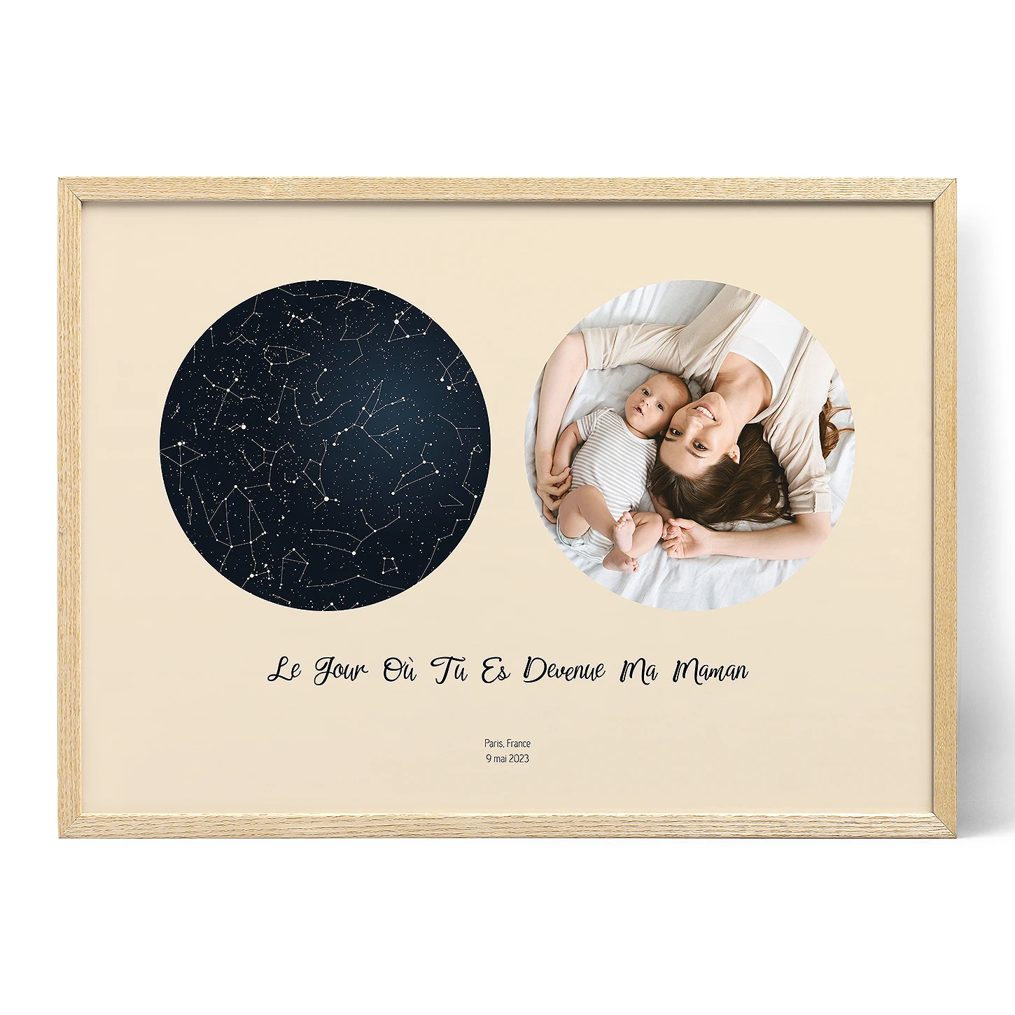 Le jour où tu es devenue ma maman avec photo - Positive Prints