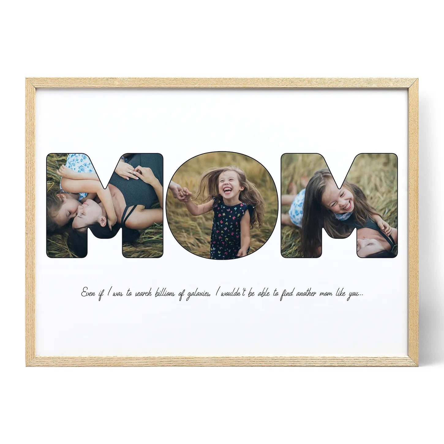 Mom Letter Photo Collage - Personalized Gift - Positive Prints