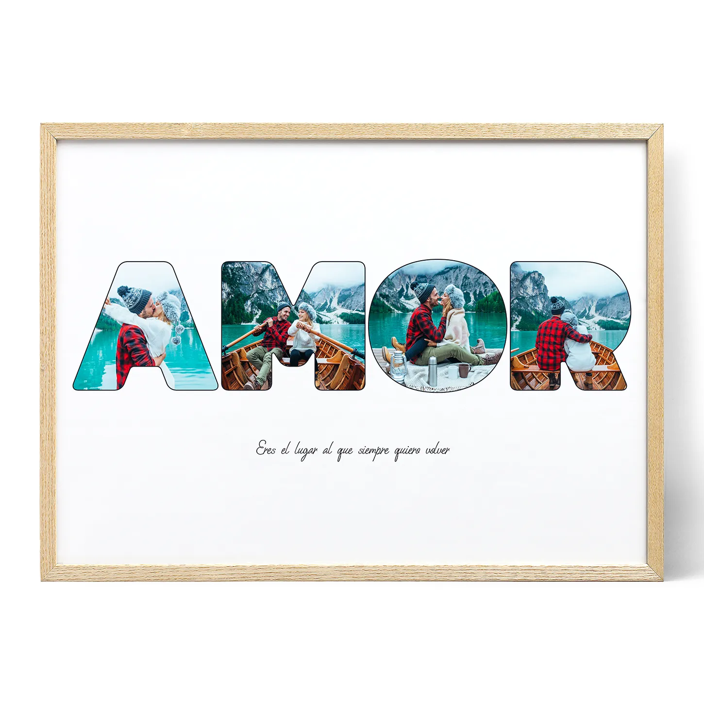Collage de letras para tu pareja - Positive Prints