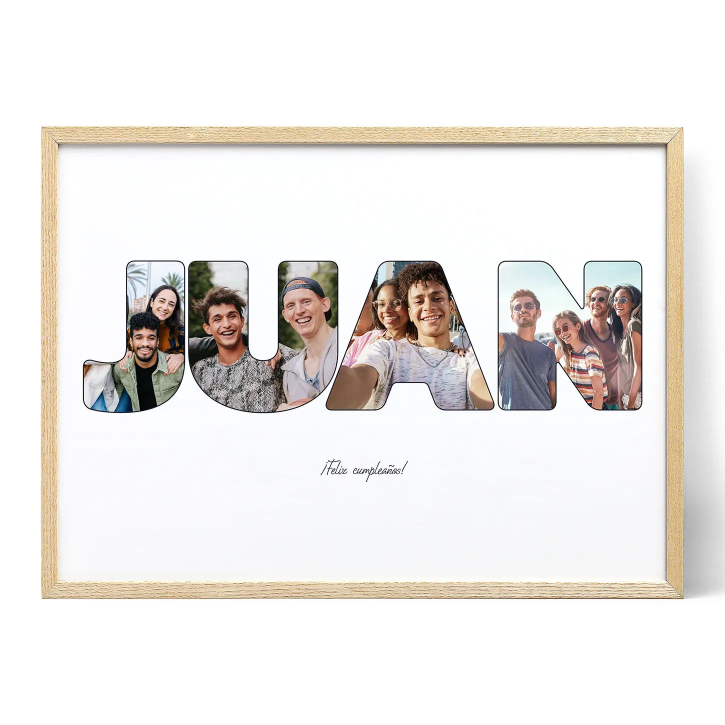 Collage De Personajes Con Letras Recortables: Personajes De La