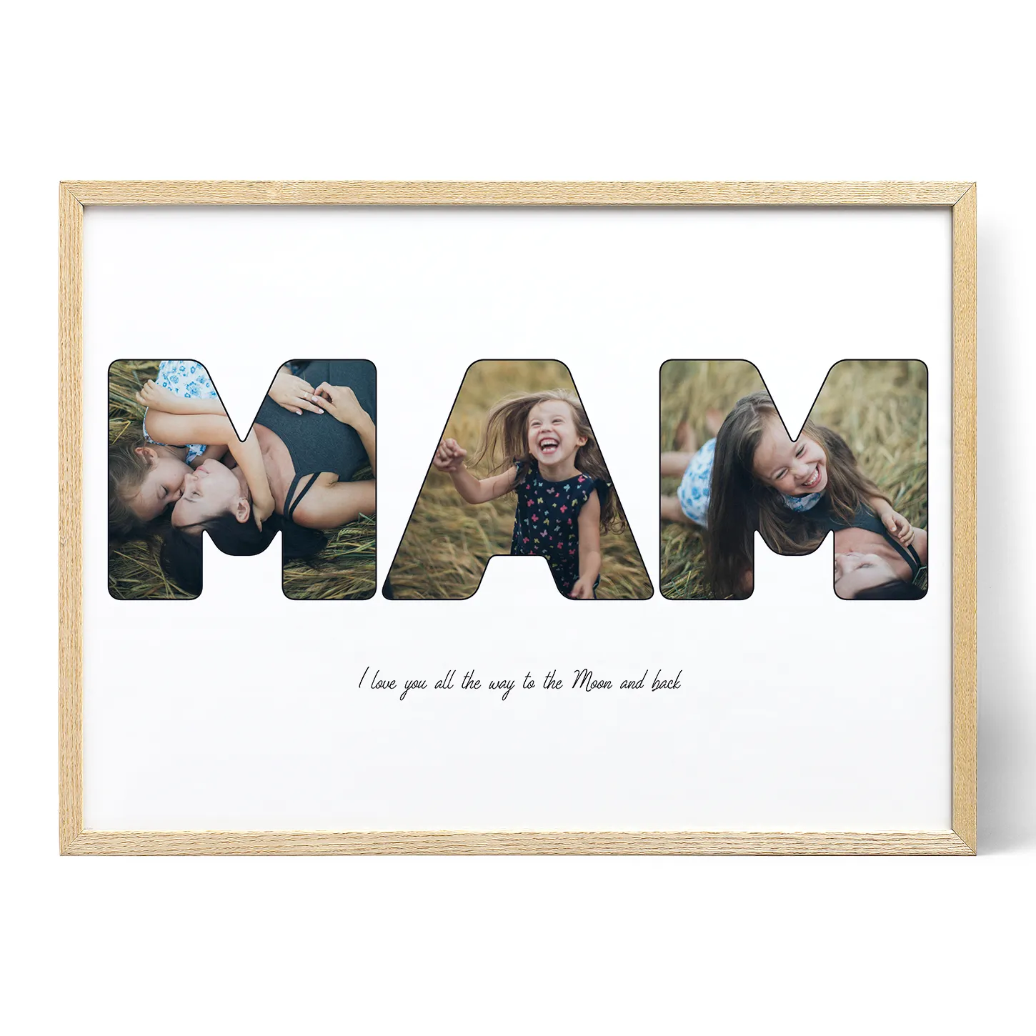 Mam Letter Photo Collage - Personalised Gift - Positive Prints