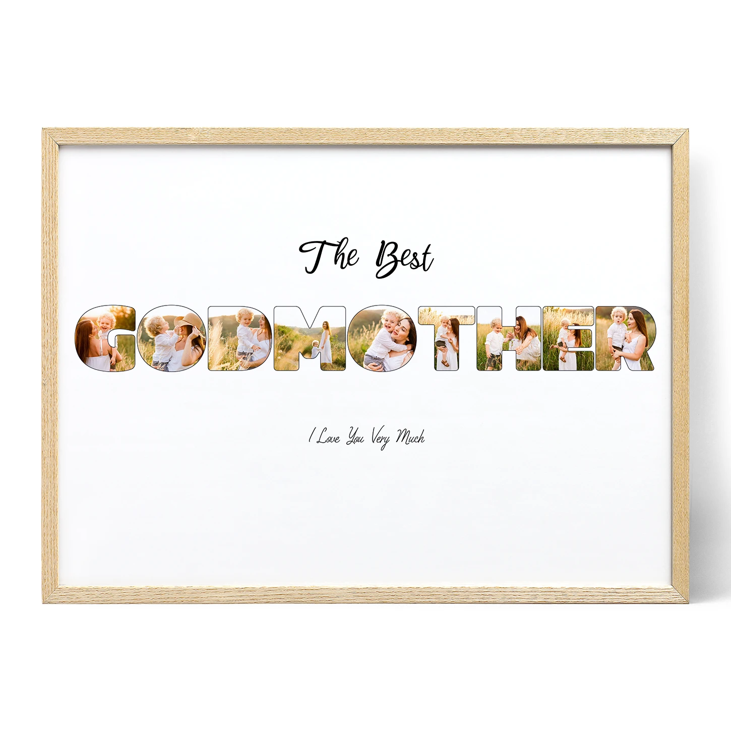 Godmother Letter Photo Collage - Positive Prints