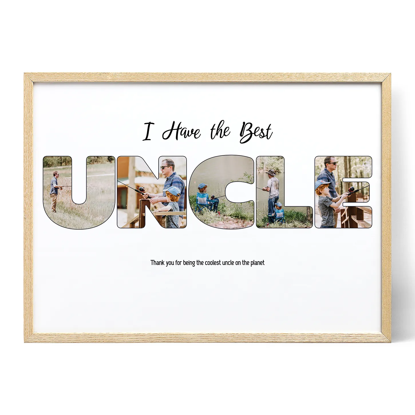 Uncle Letter Photo Collage - Positive Prints