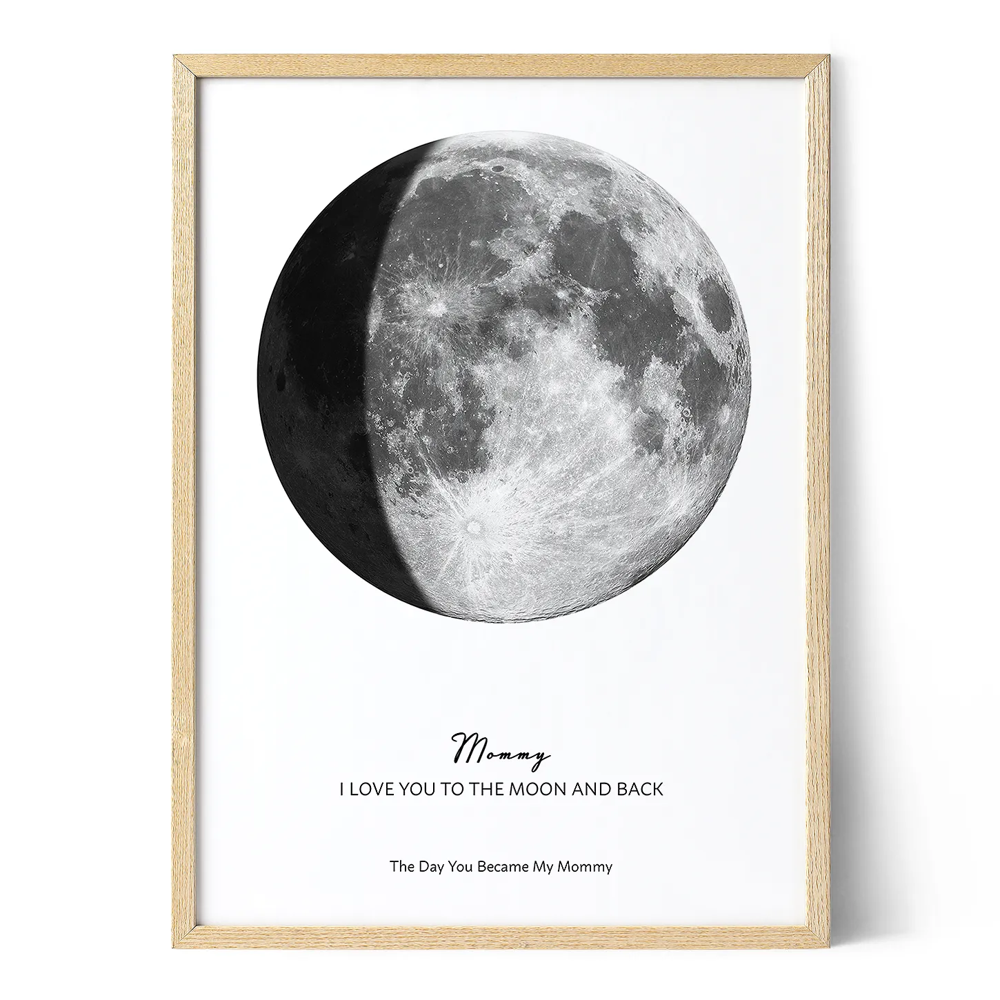 Mommy, I Love You to the Moon and Back - Positive Prints