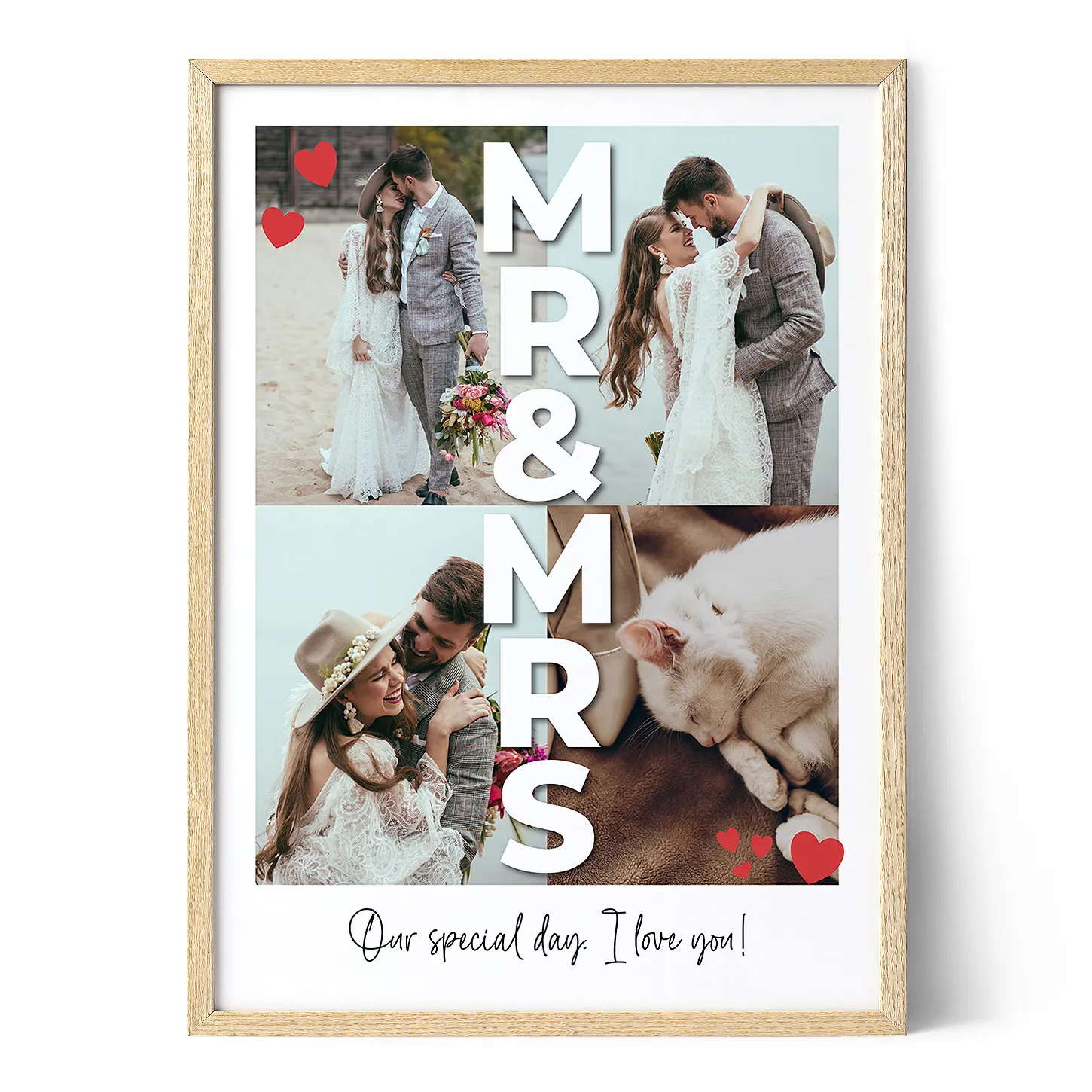Mr & Mrs Photo Collage - Positive Prints