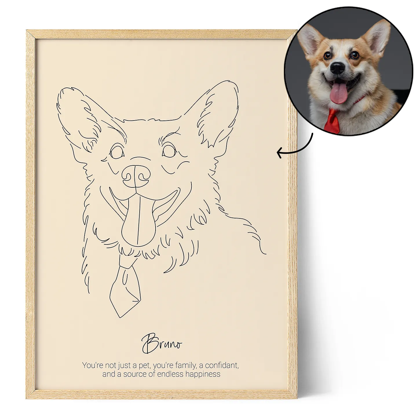 Pet Line Art - Positive Prints