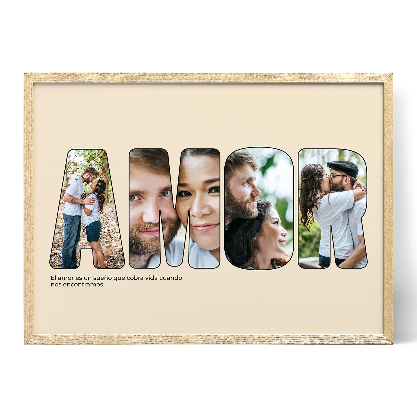 Collage de letras para tu pareja - Positive Prints