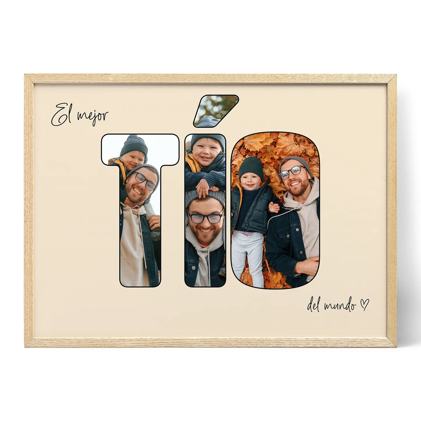 Collage de letras para tu tío - Positive Prints