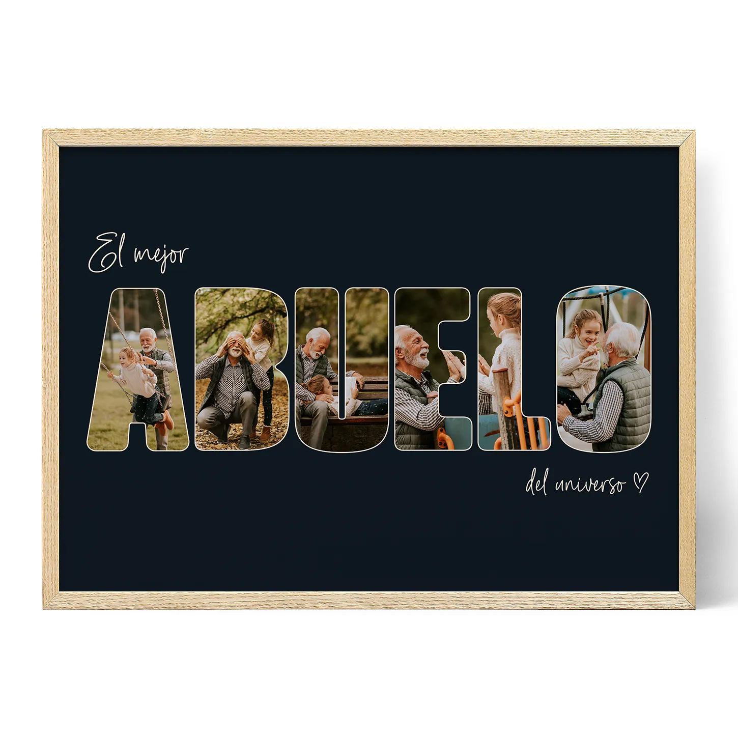 Collage de letras para el abuelo - Positive Prints