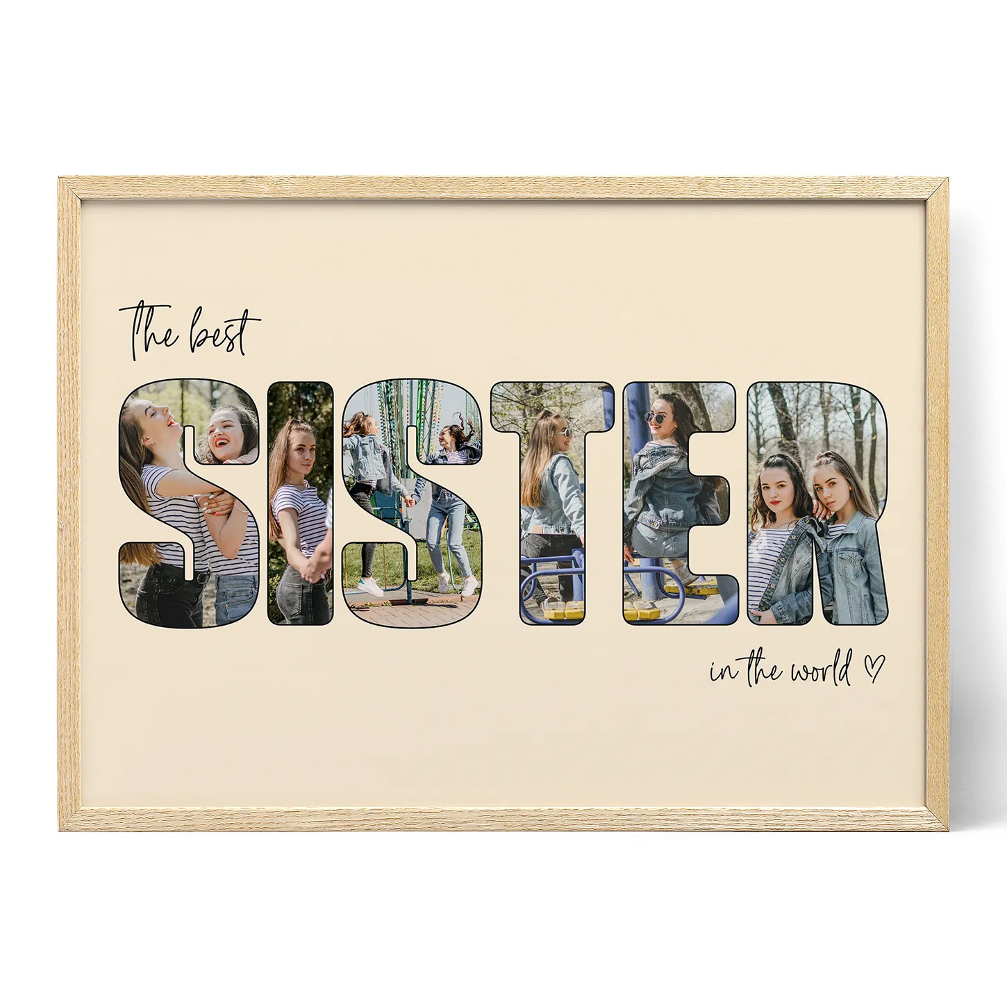 Sister Letter Photo Collage - Positive Prints