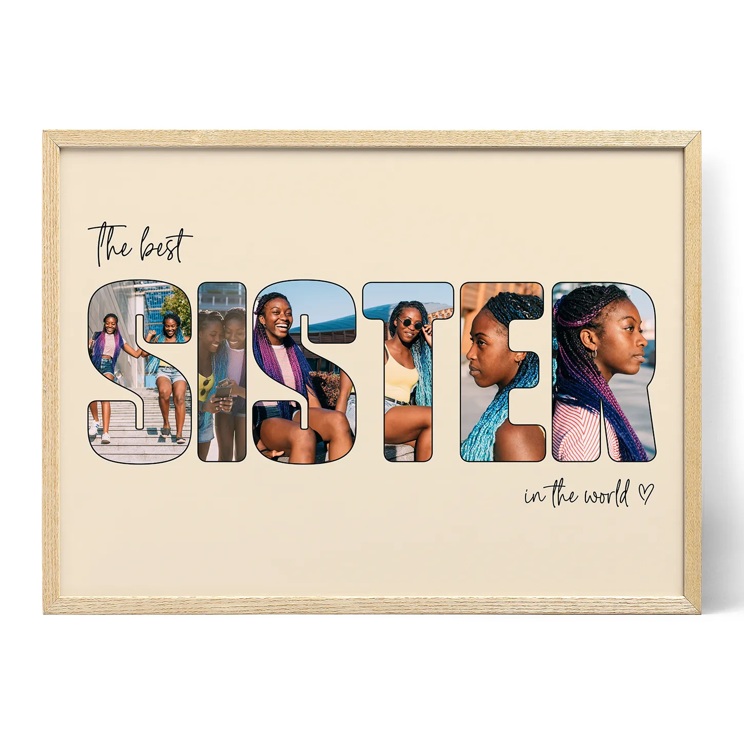 Sister Letter Photo Collage - Positive Prints