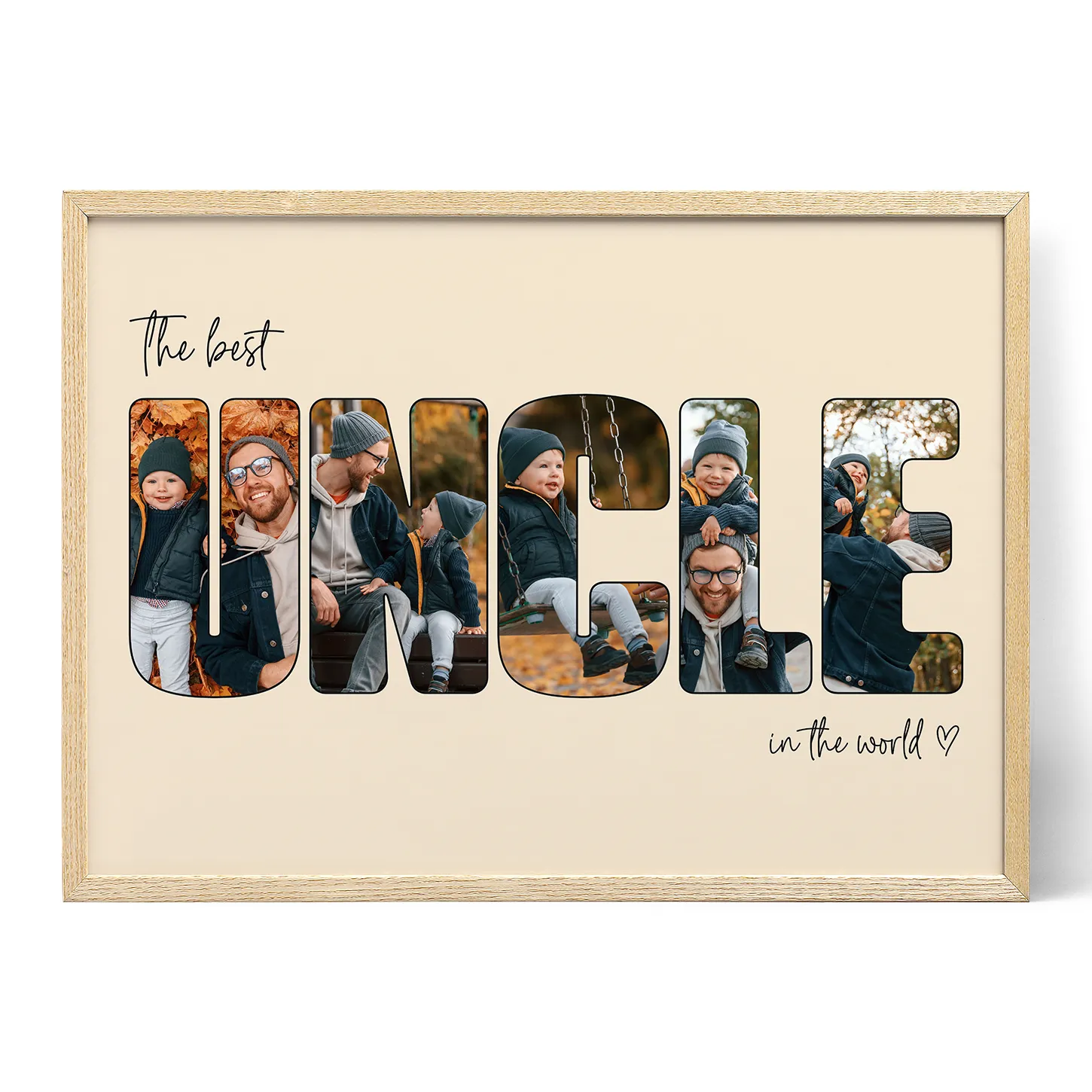 Uncle Letter Photo Collage - Positive Prints