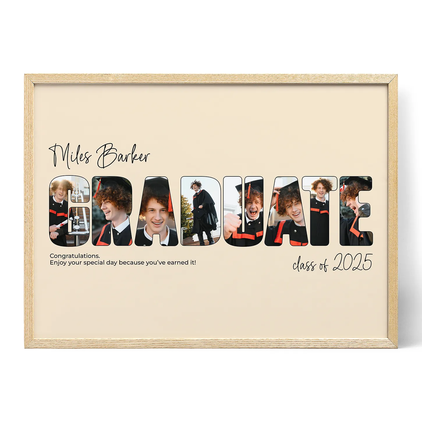 Personalized Graduation Year Photo Collage Gift - Positive Prints