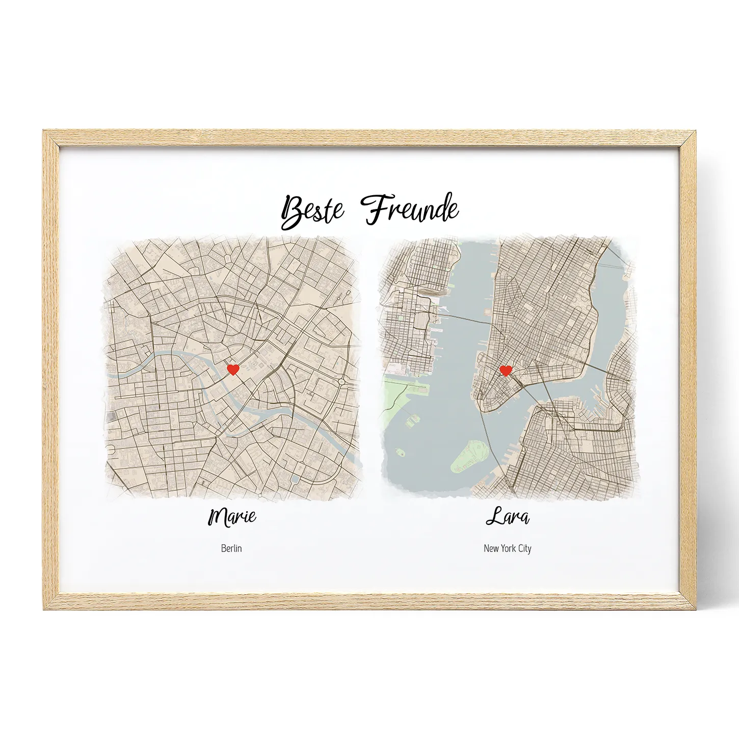 Beste Freunde-Poster - Positive Prints