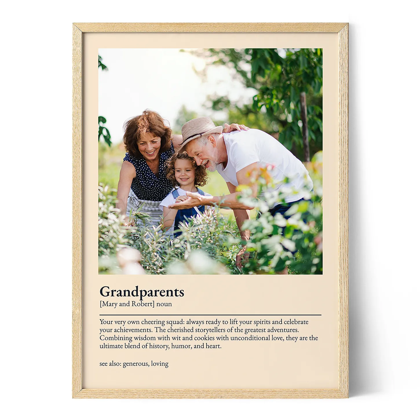 Grandparents Definition Poster - Positive Prints