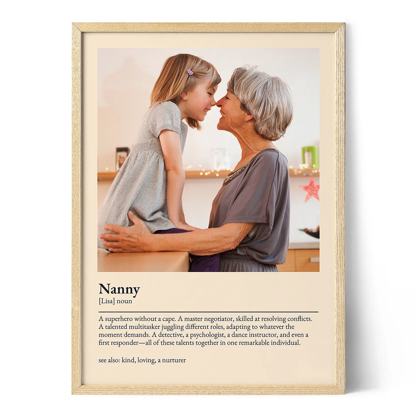Nanny Definition Poster - Positive Prints