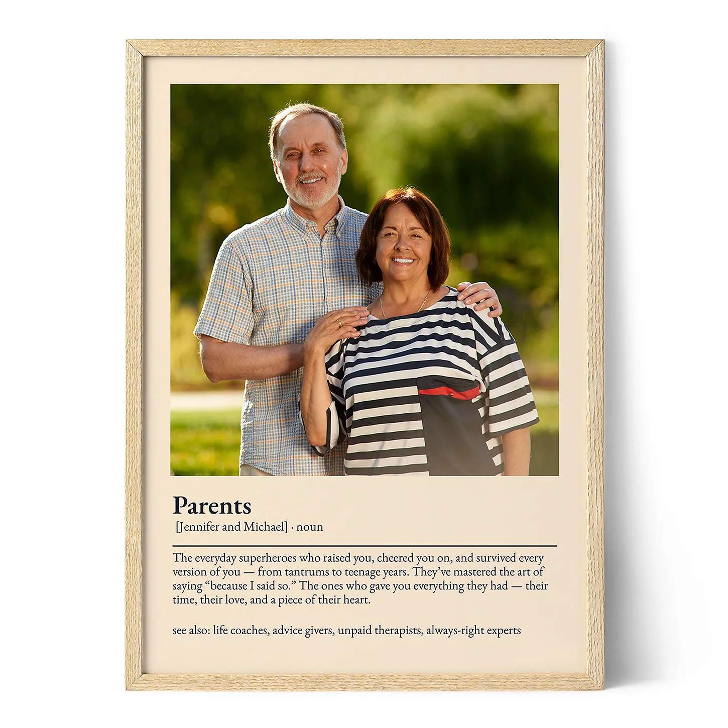 Parents Definition Poster - Positive Prints