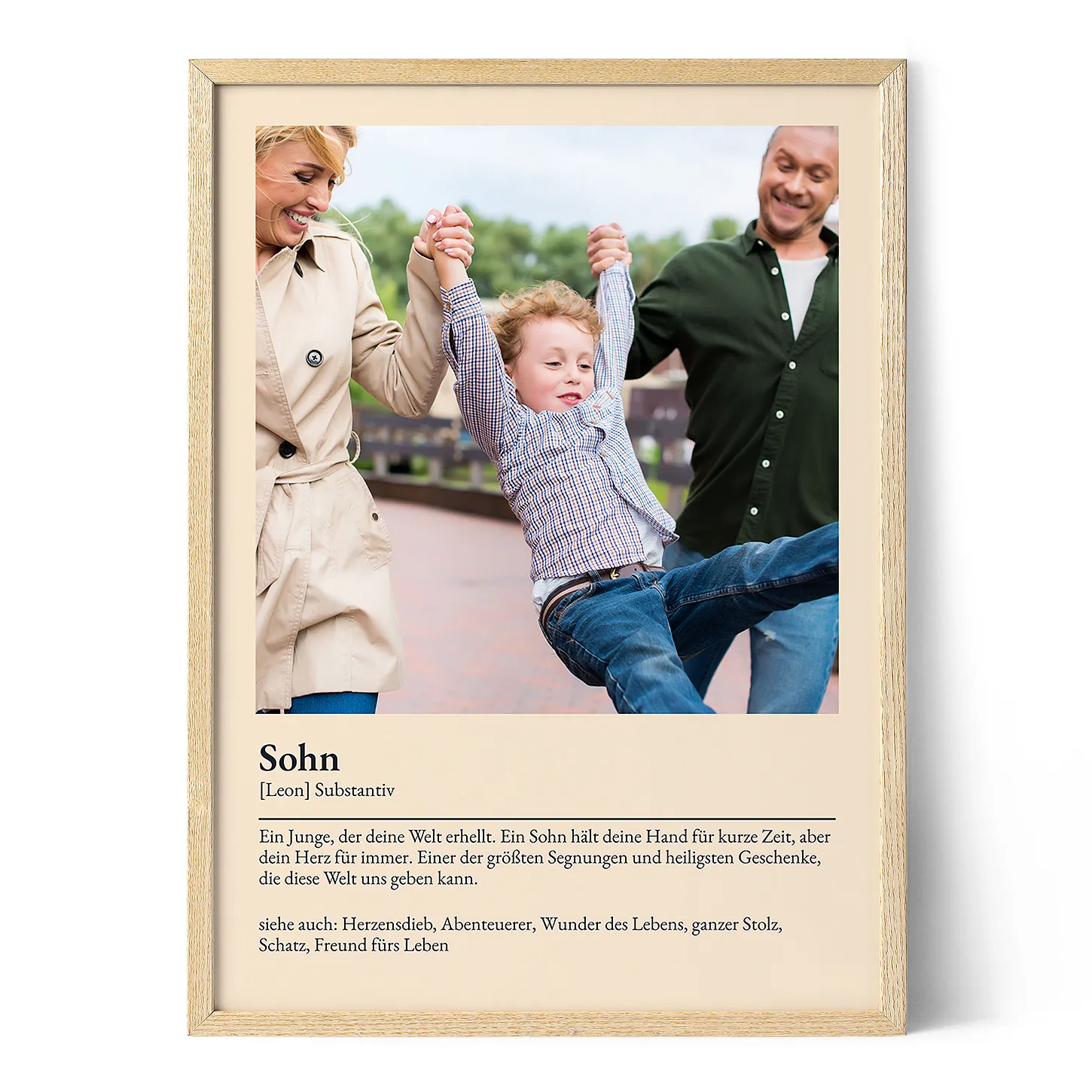 Sohn Poster mit Definition - Positive Prints