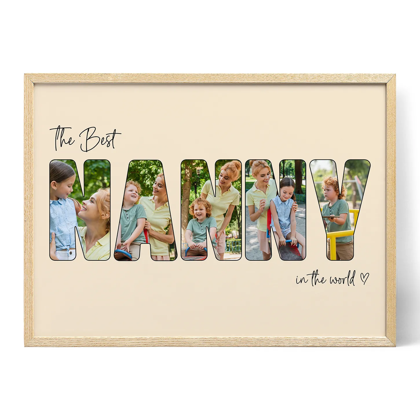 Nanny - Letter Photo Collage - Positive Prints
